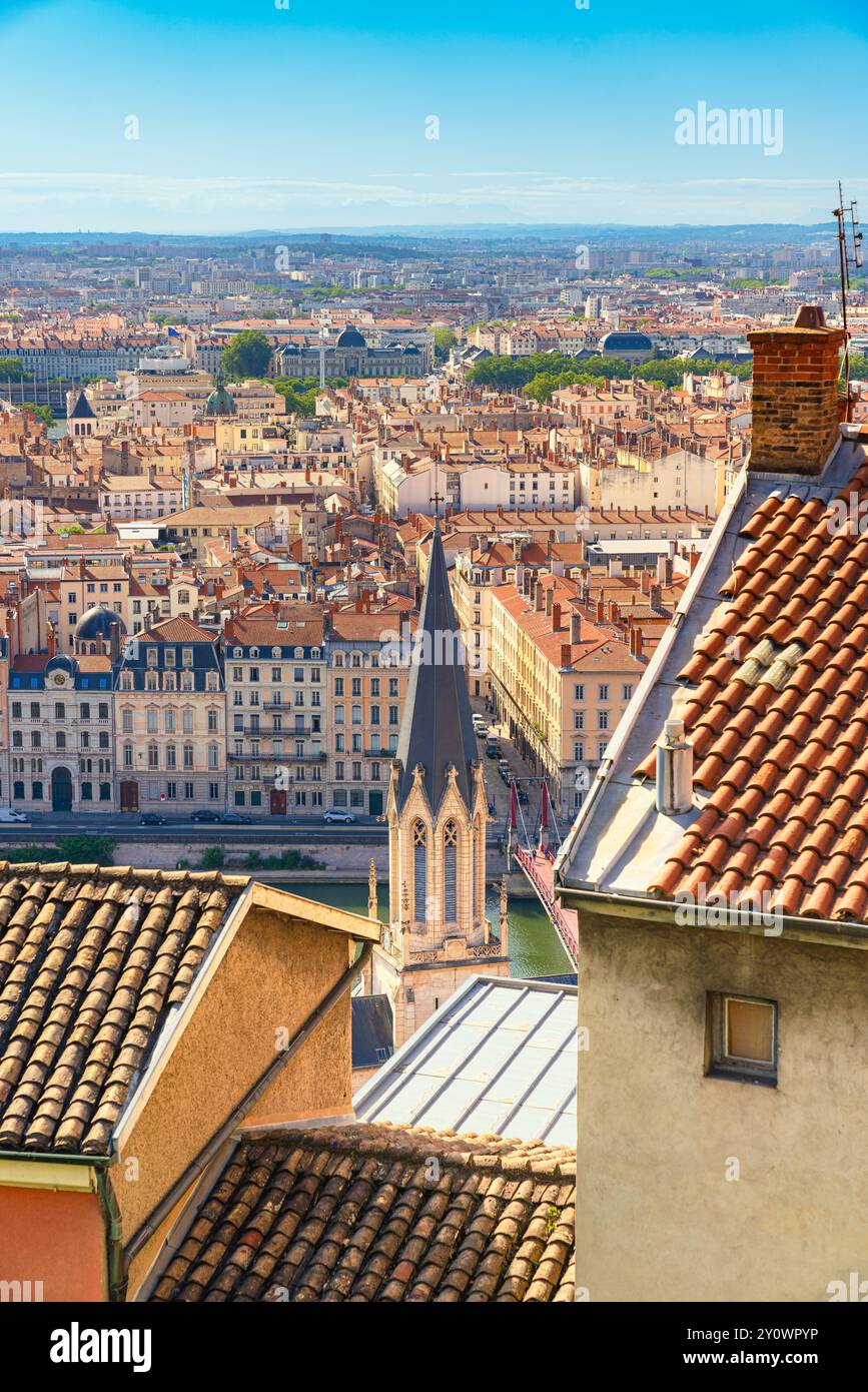 Landscape city street lyon france hi-res stock photography and images ...
