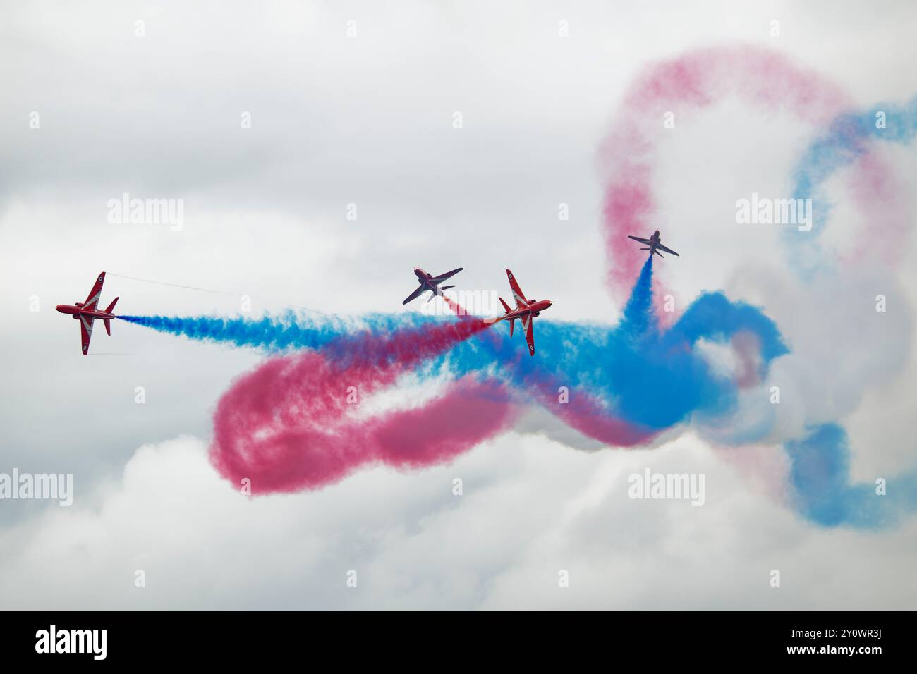 Red arrows 60th anniversary hi-res stock photography and images - Alamy