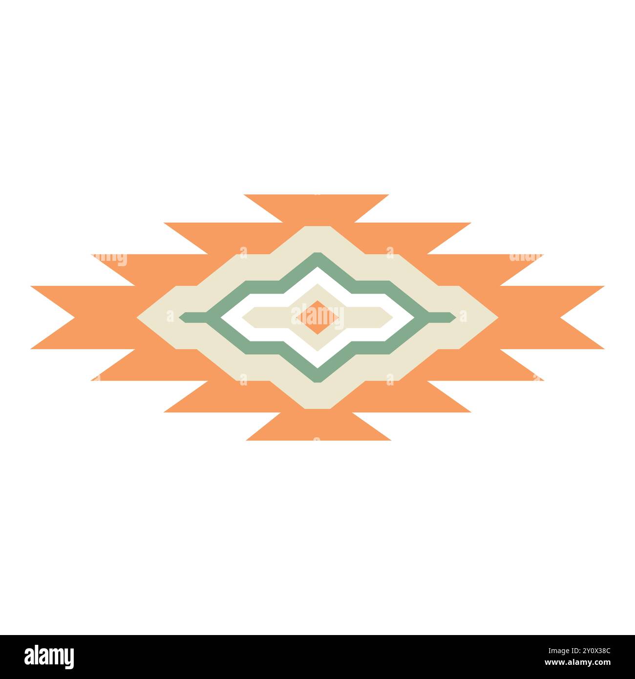 Colorful Geometric Aztec Design Element Stock Vector Image & Art - Alamy