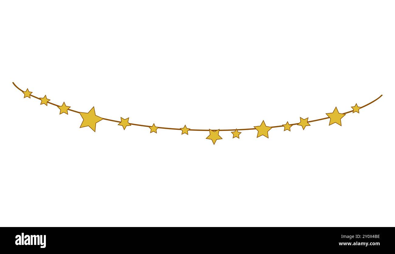 Christmas golden stars confetti Cut Out Stock Images & Pictures - Alamy