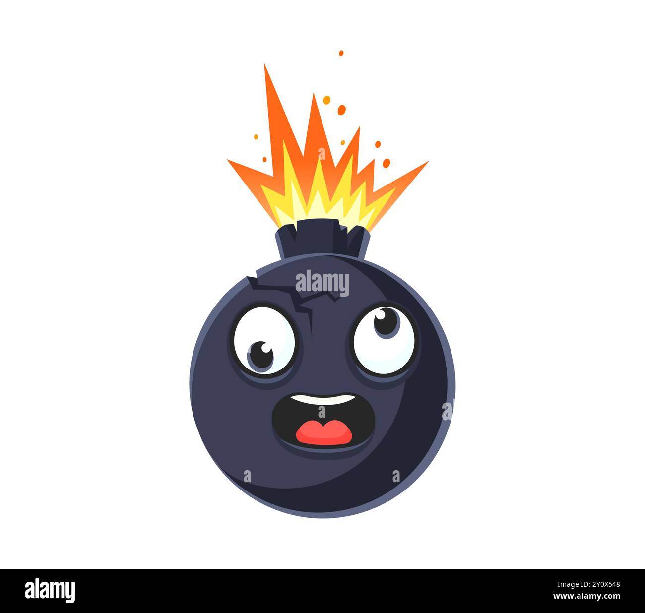 Cartoon bomb face hi-res stock photography and images - Alamy