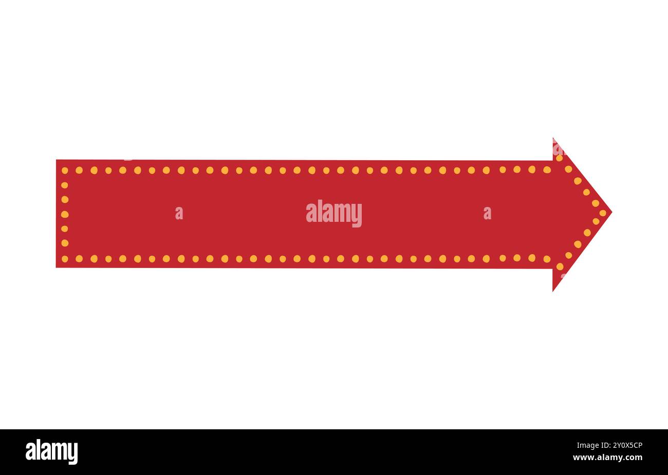 Traffic sign arrow pointing right Stock Vector Images - Alamy