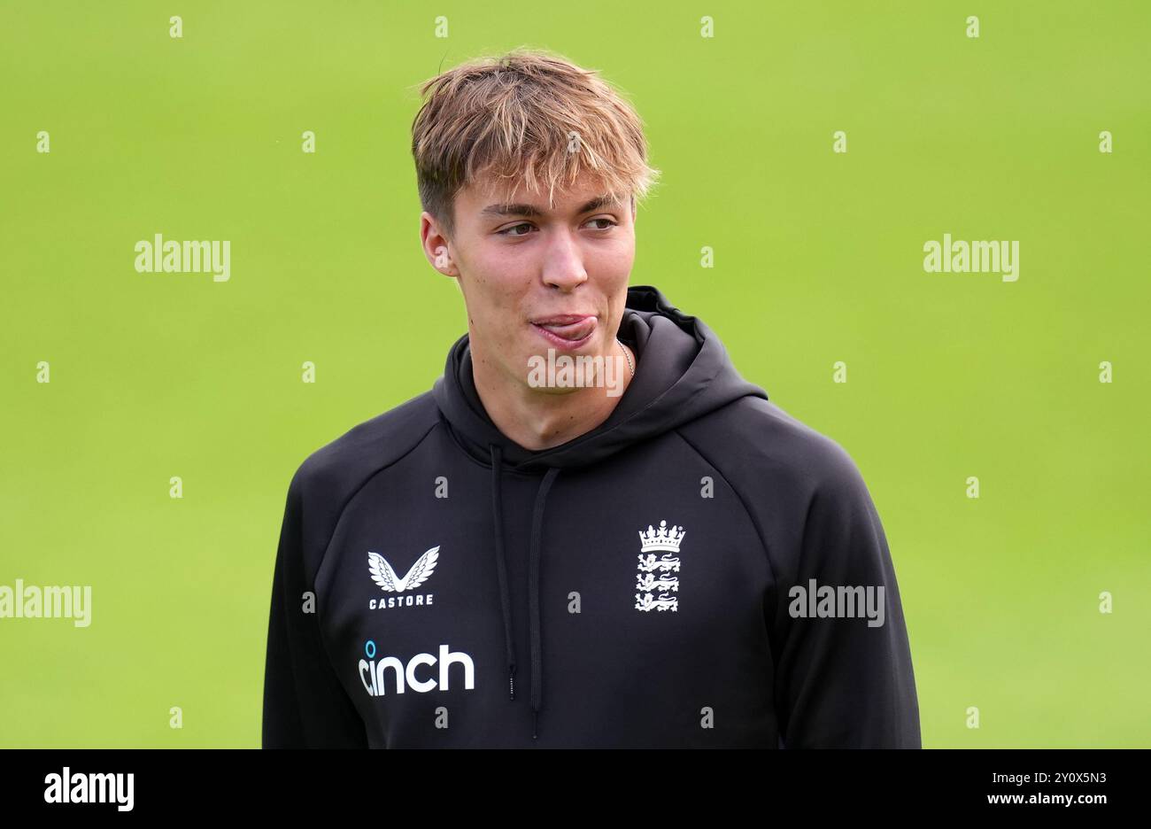 England's Josh Hull during a nets session at The Kia Oval, London ...