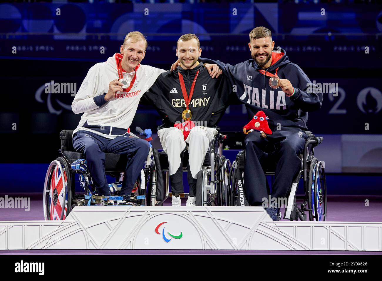 2nd September 2024, Paris, France. Piers Gilliver of Great Britain ...
