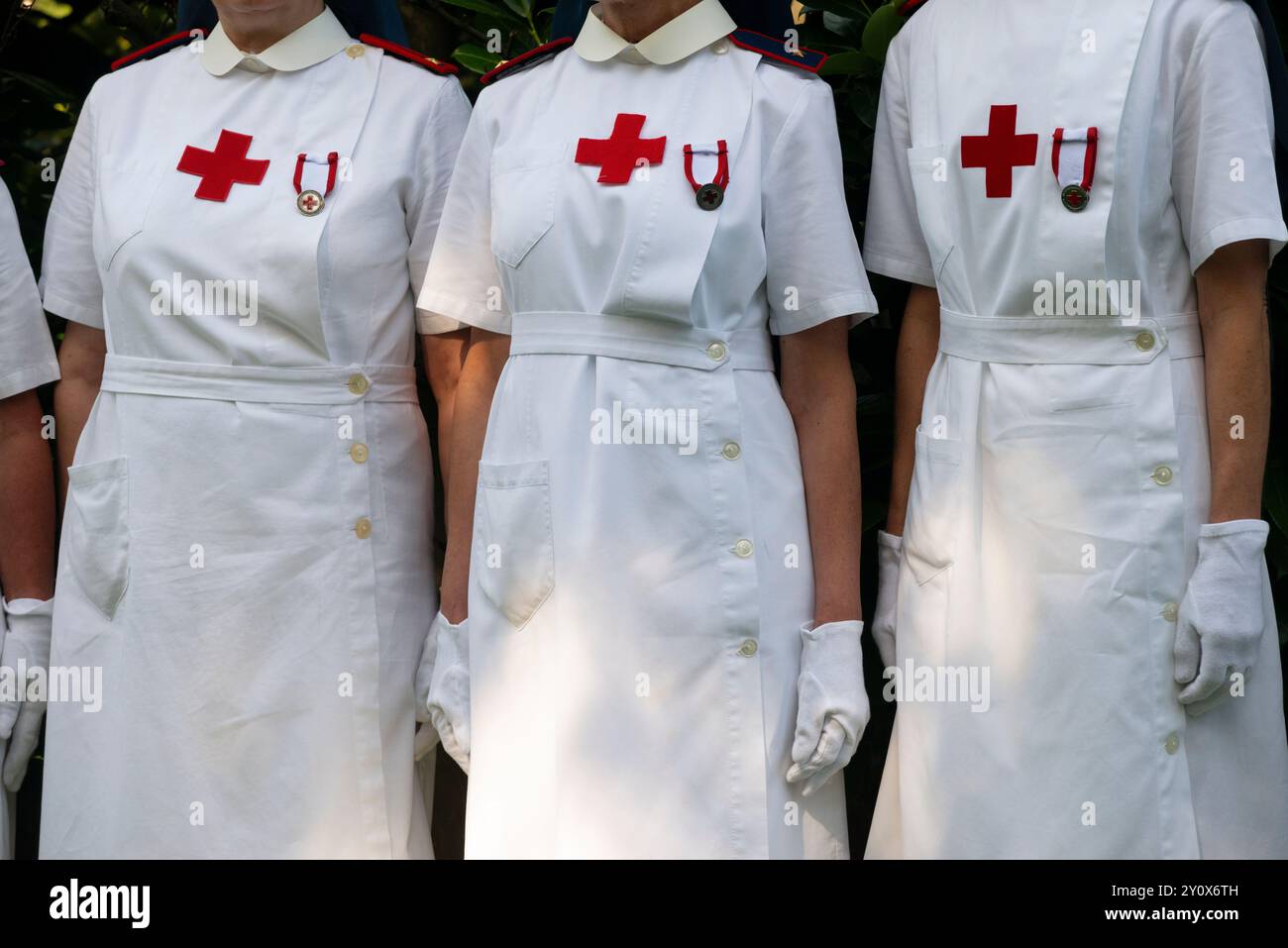 Italy, Lombardy, Crocerossine, Red Cross Nurses Stock Photo - Alamy