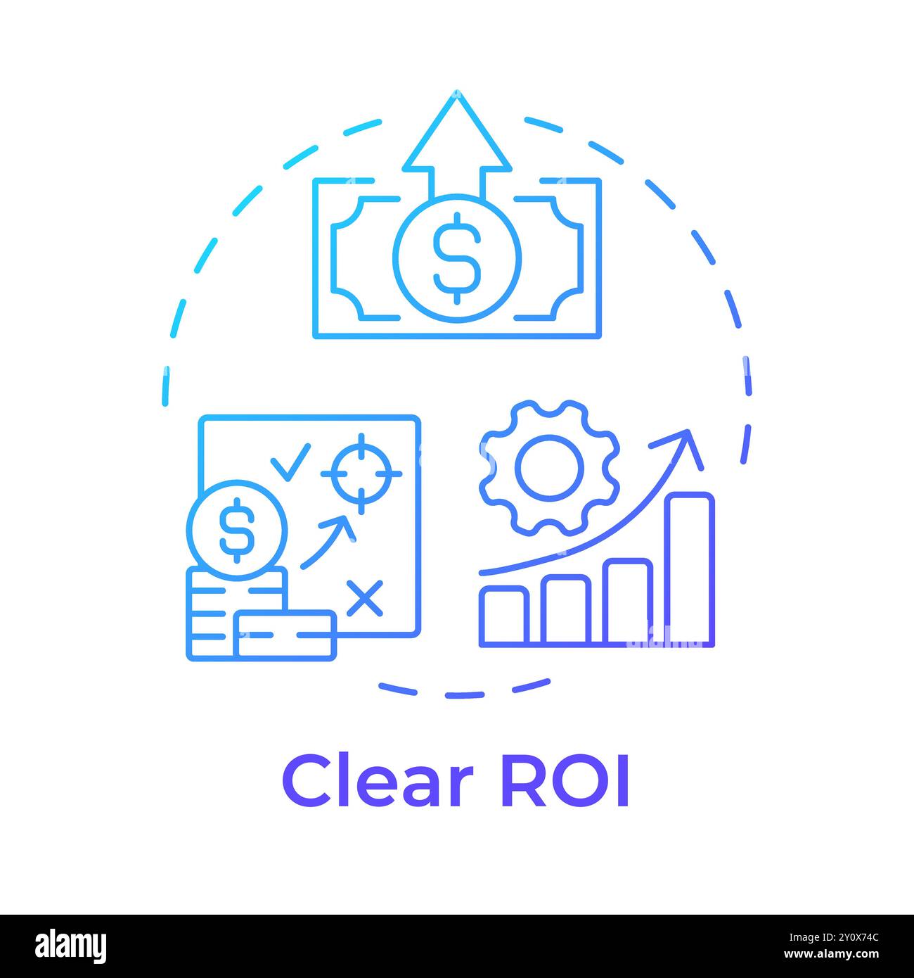 Roi concept image Cut Out Stock Images & Pictures - Alamy