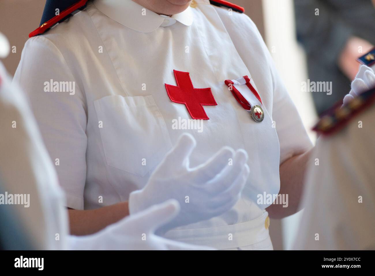 Italy, Lombardy, Crocerossine, Red Cross Nurses Stock Photo - Alamy