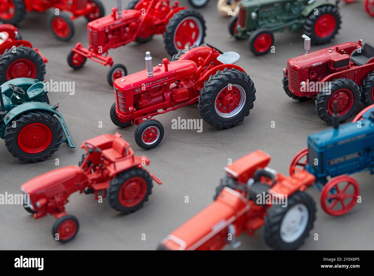 Toy tractor farmer close hi-res stock photography and images - Alamy