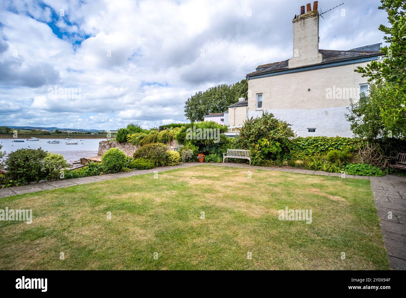 Topsham, UK. 29 August 2024. Views around Topsham, a small town near ...