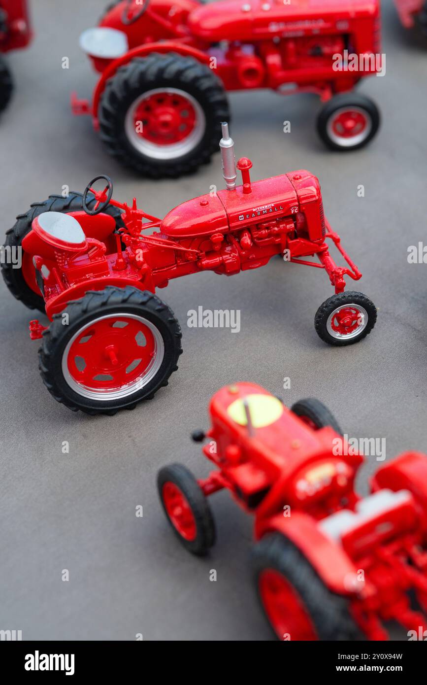 Toy tractor farmer close hi-res stock photography and images - Alamy