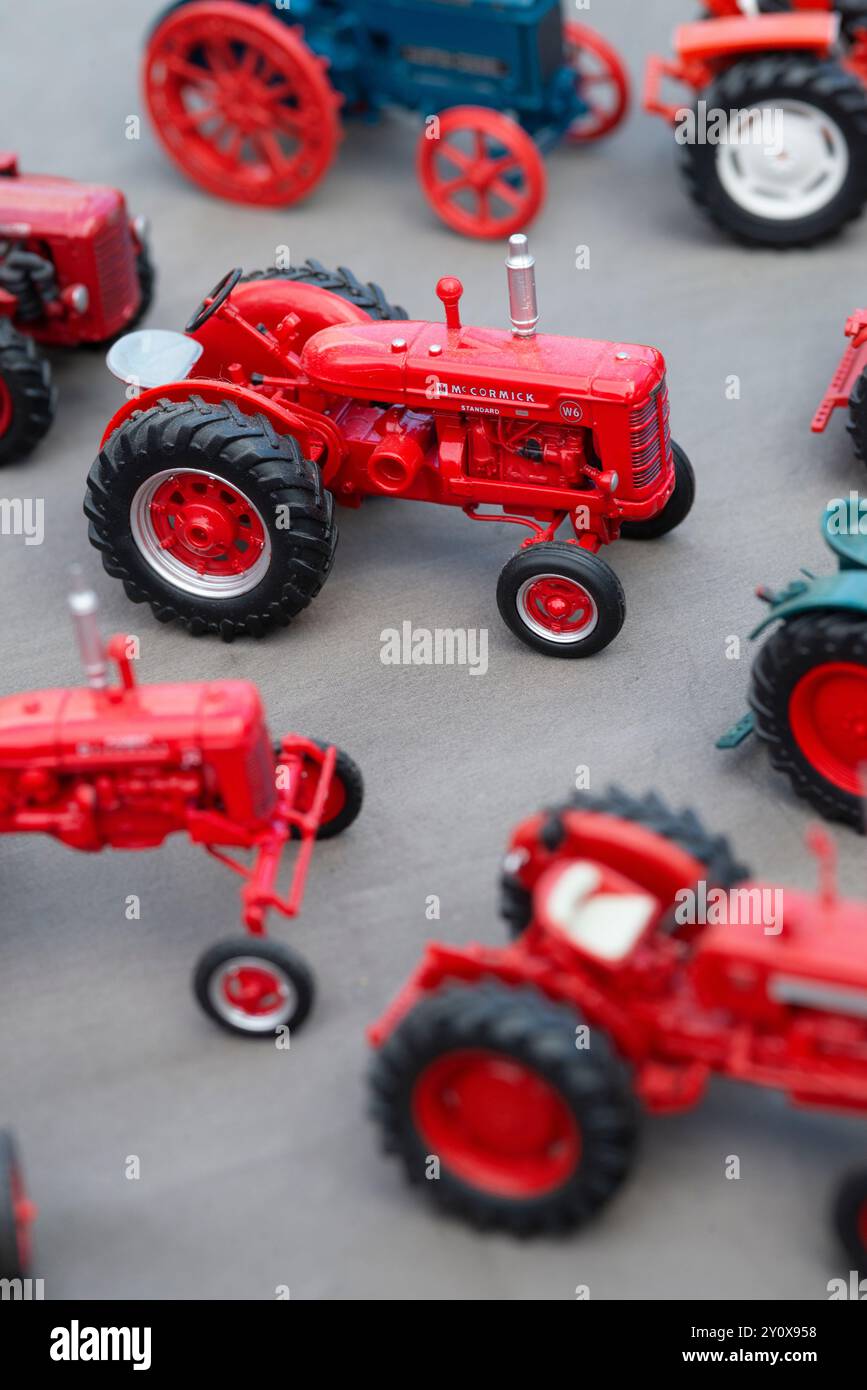 Toy tractor farmer close hi-res stock photography and images - Alamy
