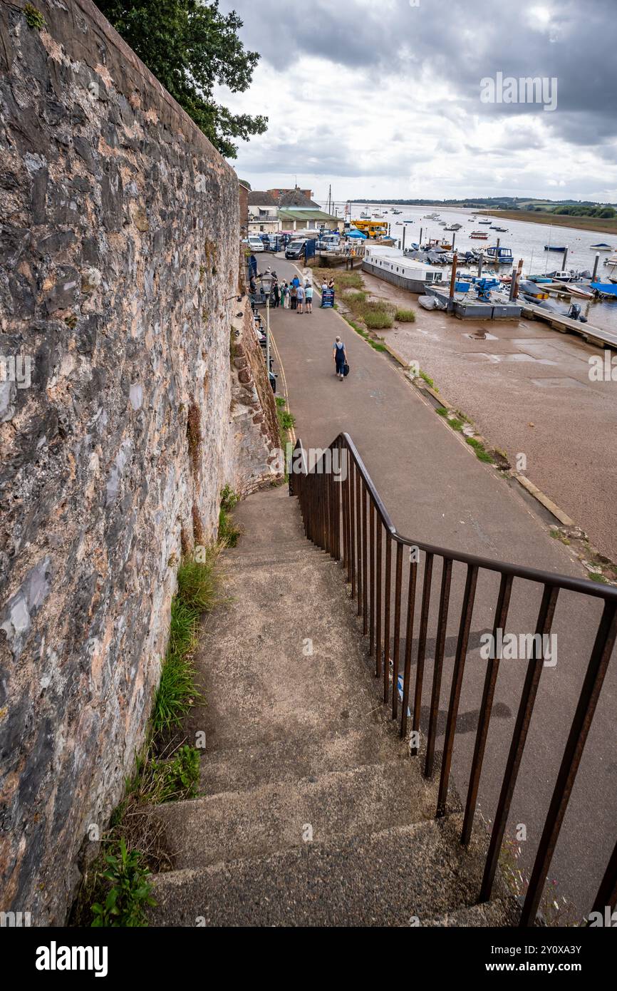 Topsham, UK. 29 August 2024. Views around Topsham, a small town near ...