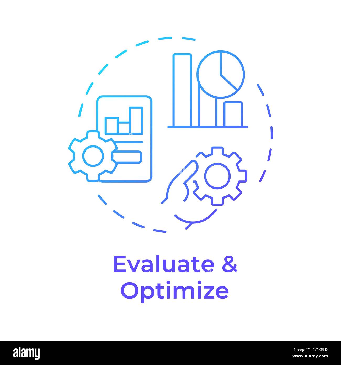 Evaluate image Stock Vector Images - Alamy