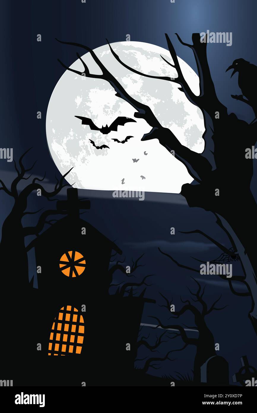 Scary vintage poster Stock Vector Images - Alamy