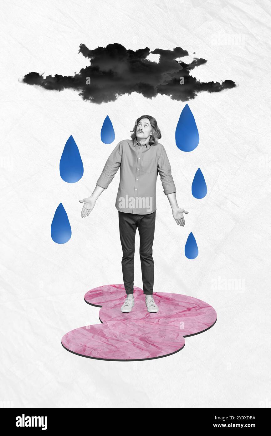 Trend artwork sketch image composite 3D photo collage of autumn season ...