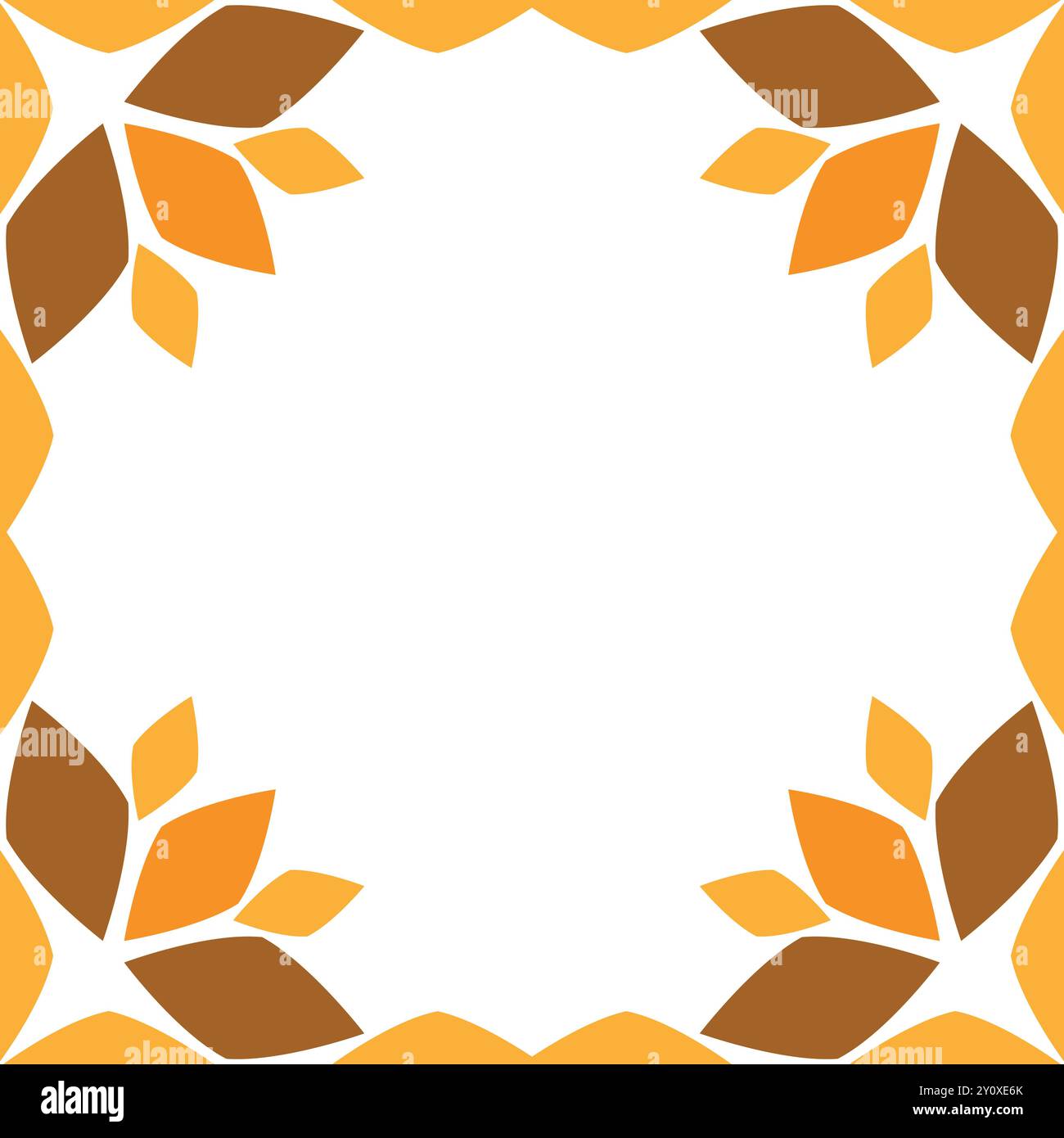 natural flower frame design Stock Vector Image & Art - Alamy