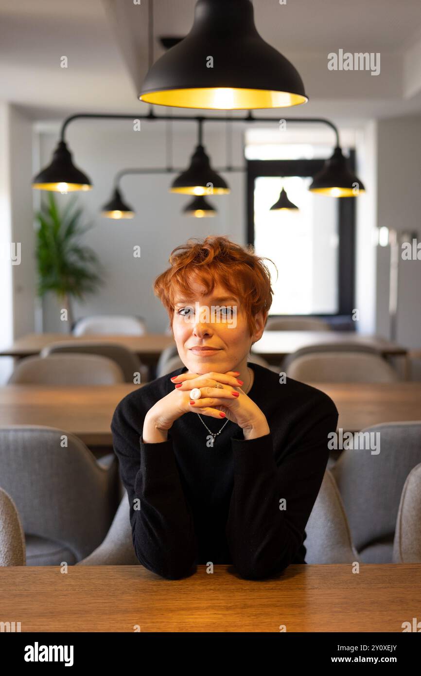 Portrait of spanish writer Virginia Feito. Mrs. March is her debut ...