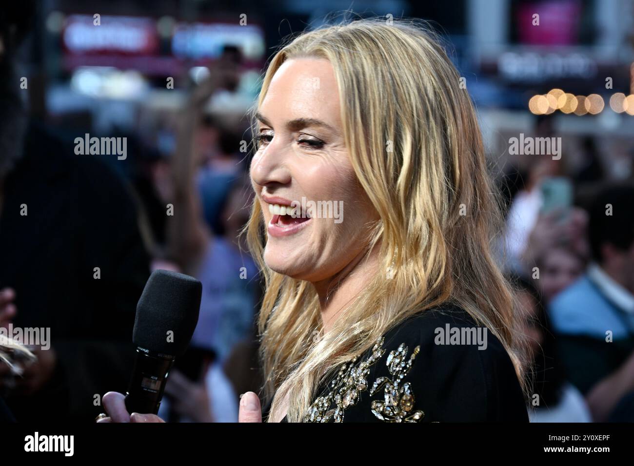 Kate Winslet, Lee UK Premiere, Odeon Luxe Leicester Square, London, UK ...