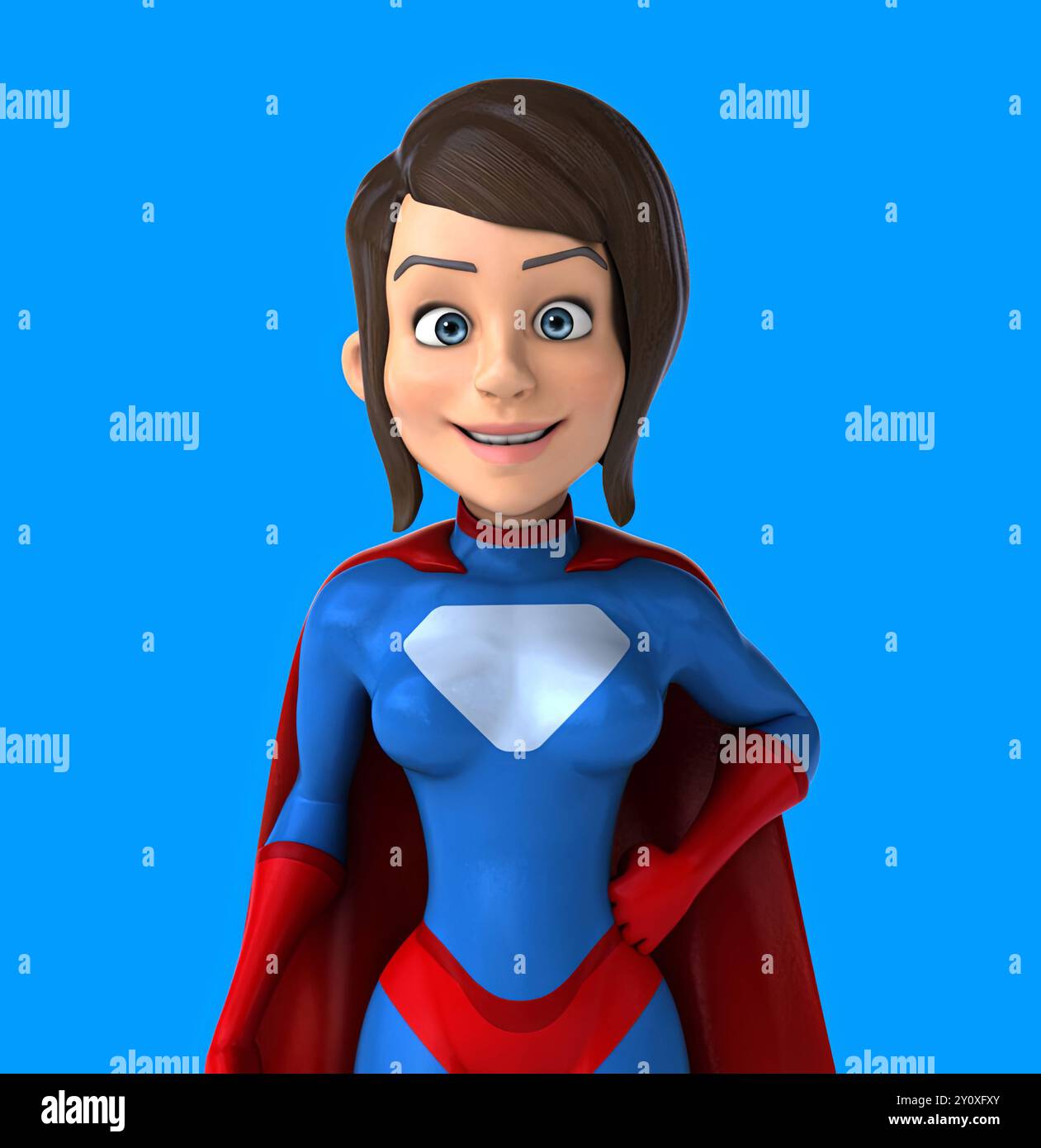 Superwoman cartoon hi-res stock photography and images - Alamy
