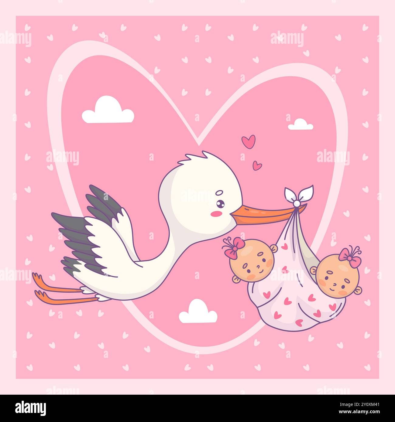 Birds Clip Art Girl Baby Shower