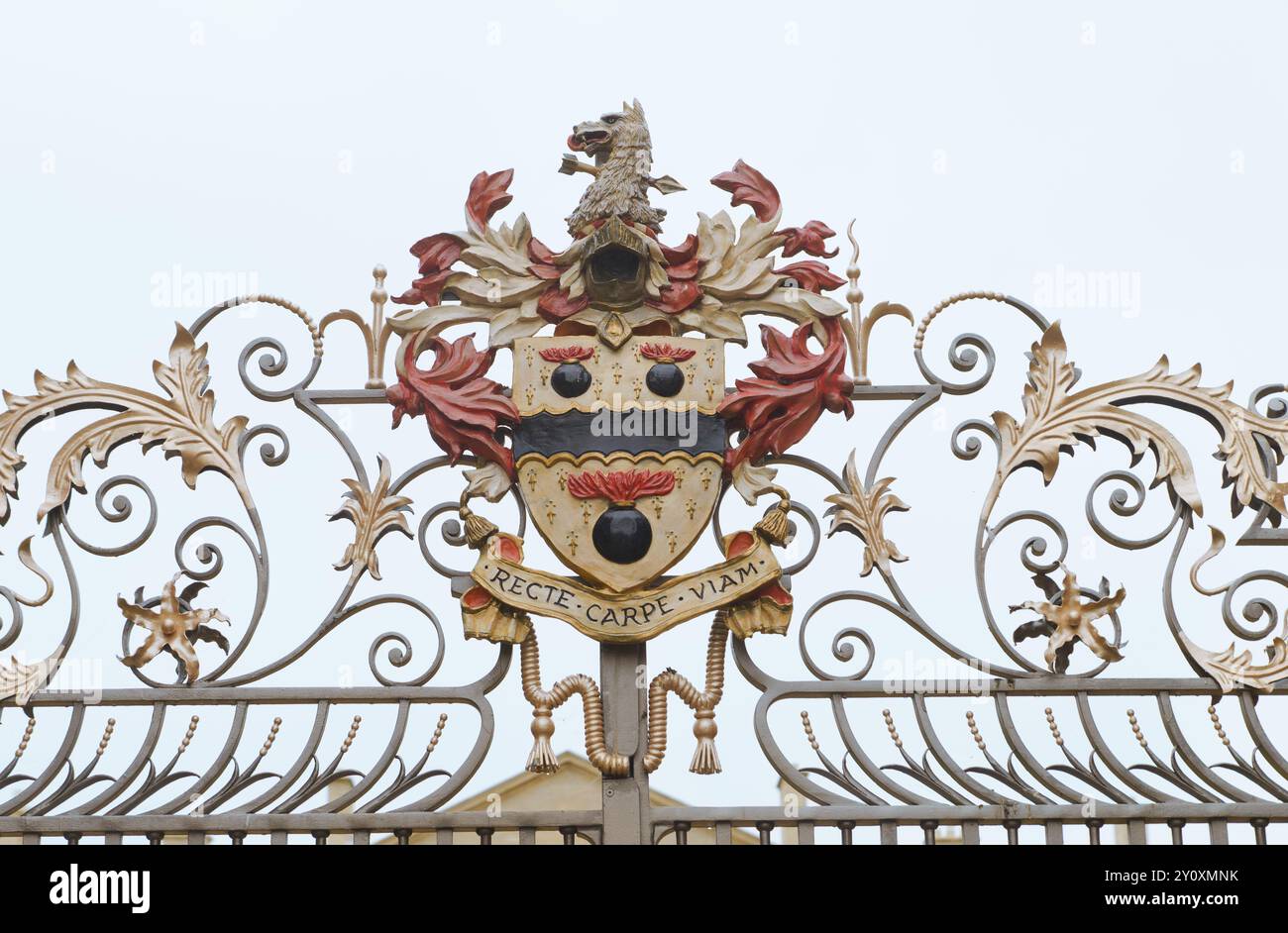 Crest over gates hi-res stock photography and images - Alamy