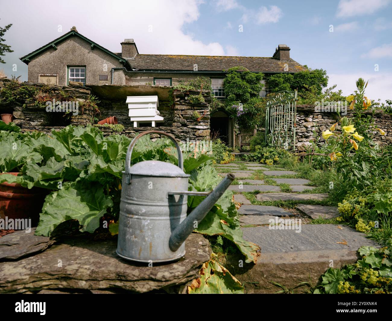 Beatrix Potter's farmhouse retreat Hill Top and garden in Near Sawrey ...