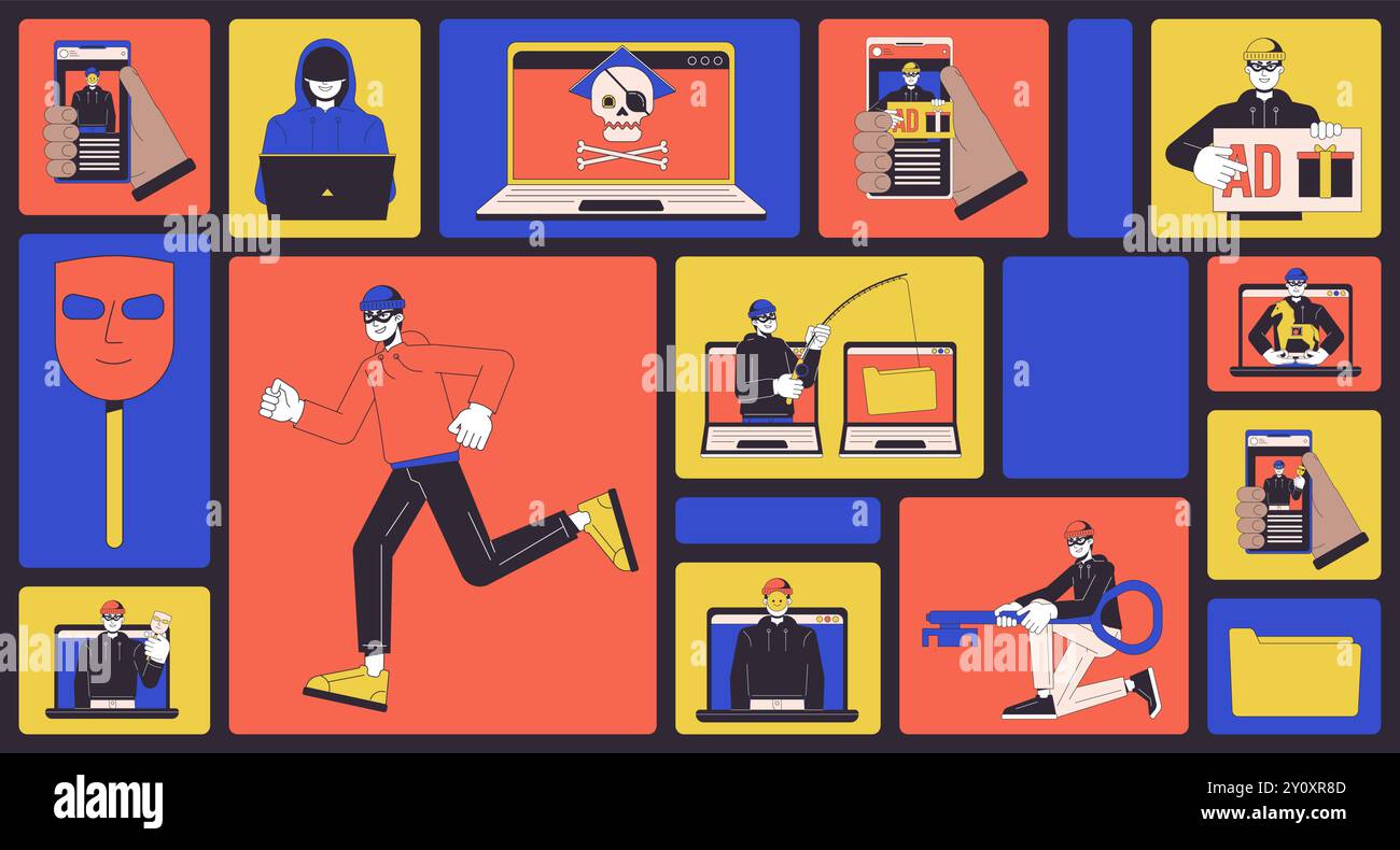 Cyber mood Stock Vector Images - Alamy