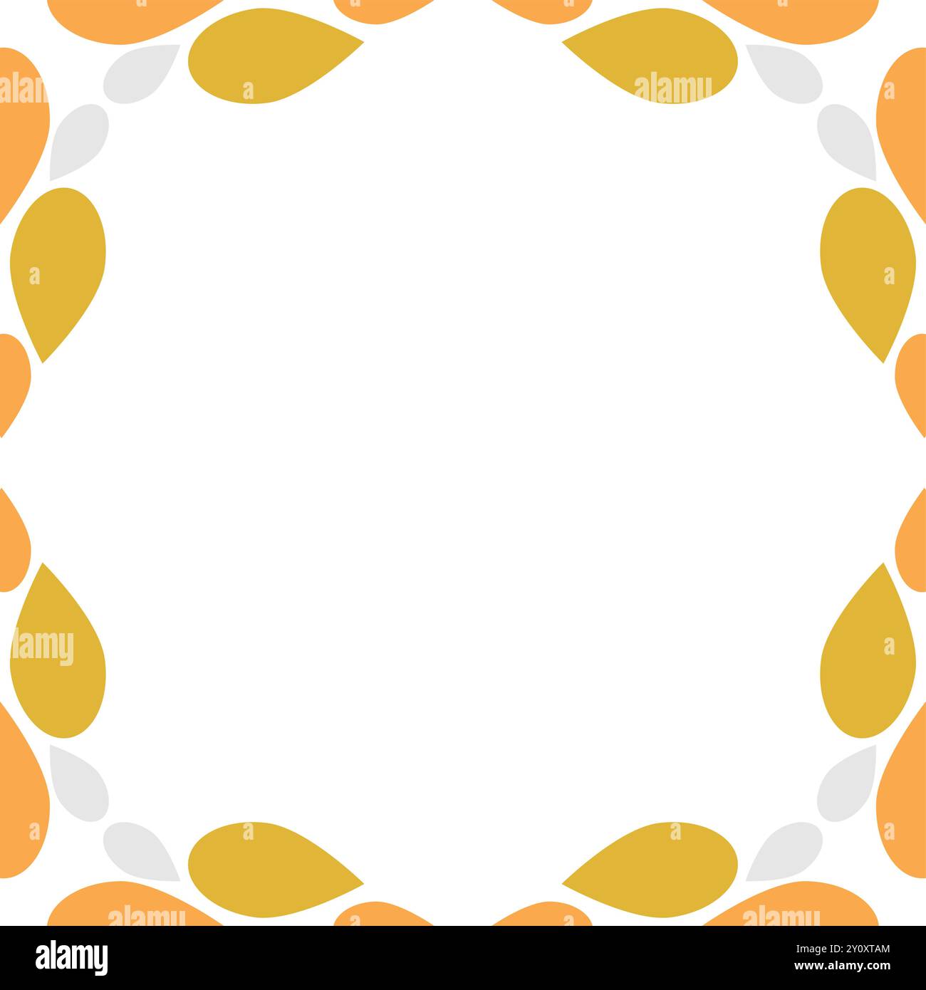 natural flower frame design Stock Vector Image & Art - Alamy