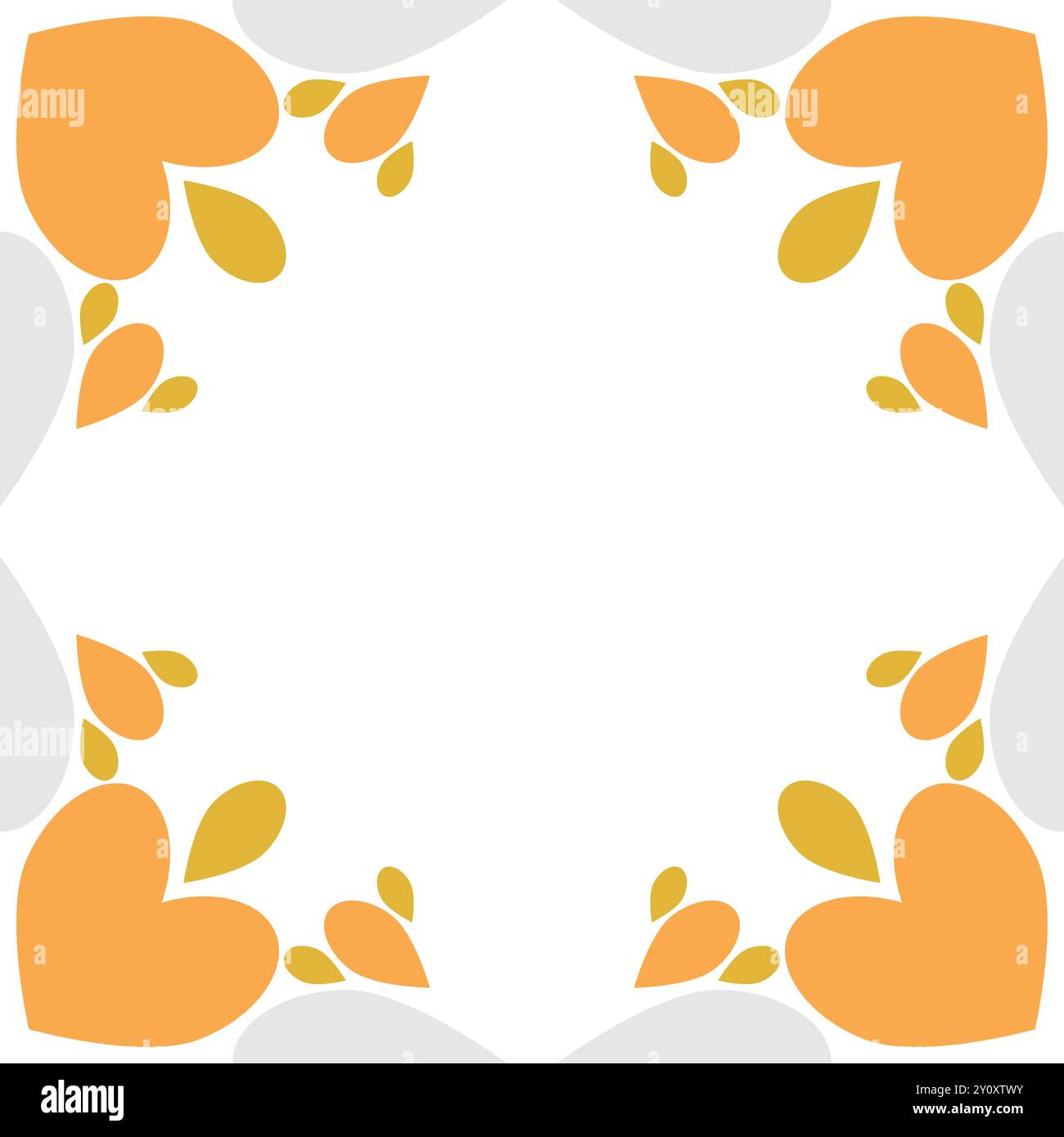 natural flower frame design Stock Vector Image & Art - Alamy