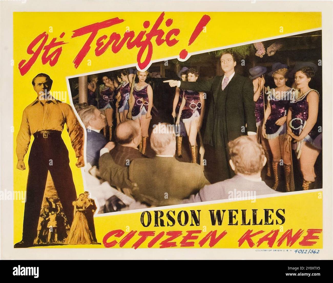 Lobby card for the 1941 film, Citizen Kane by Orson Welles Stock Photo ...