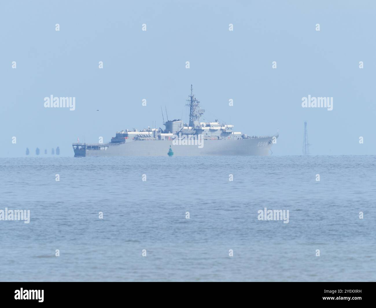 Sheerness, Kent, UK. 4th Sep, 2024. Japanese war ship Kashima seen ...