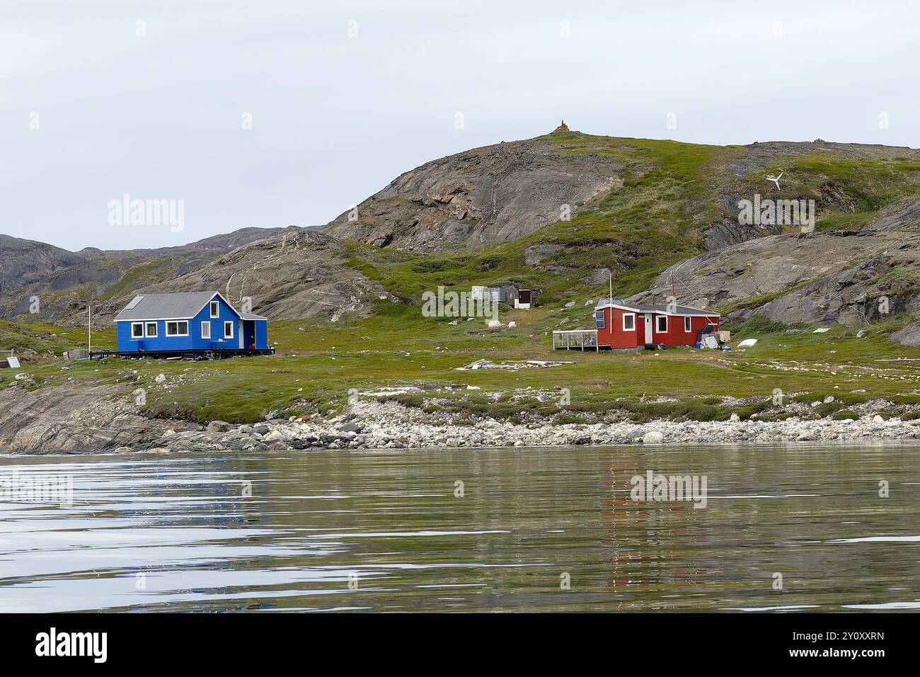Renewable energy sources being used at an isolated greenland fishing ...