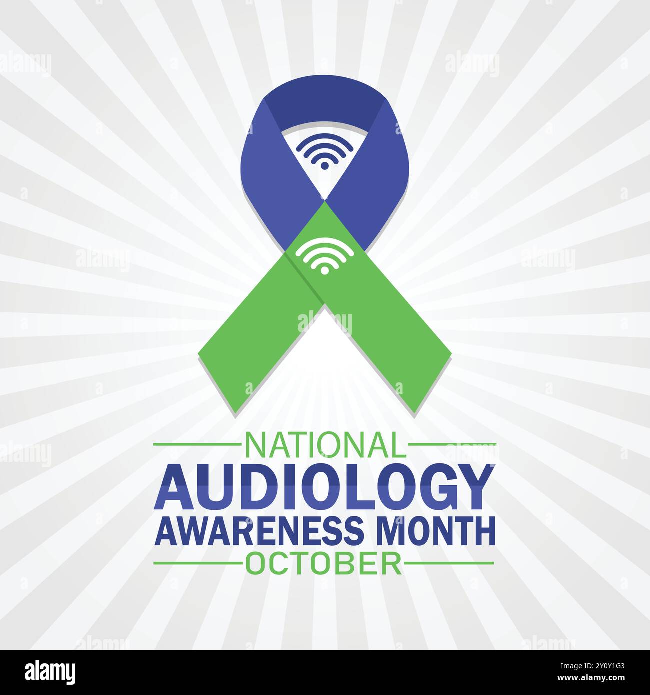 National Audiology Awareness Month. October. Holiday concept. Template ...