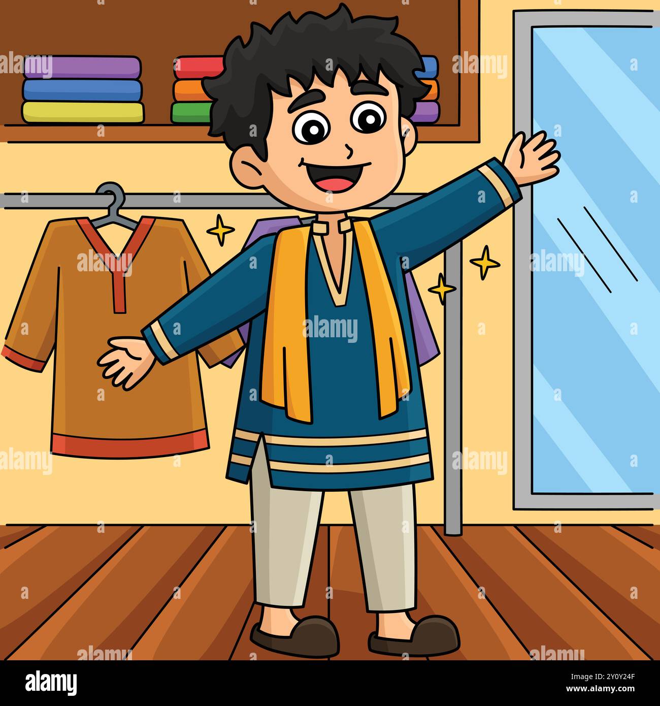 Cartoon boy clothes hi-res stock photography and images - Alamy