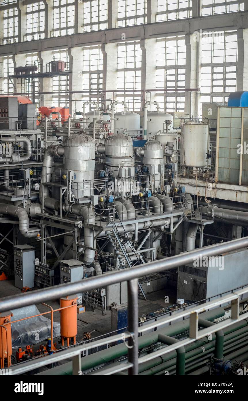 Mintia, Hunedoara, Romania - November 17, 2011 Mintia thermal power ...