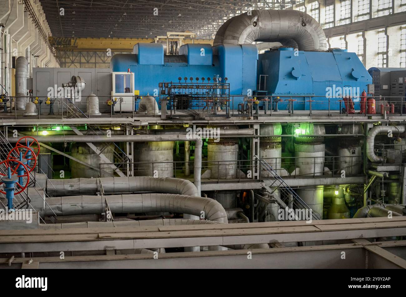 Mintia, Hunedoara, Romania - November 17, 2011 Mintia thermal power ...