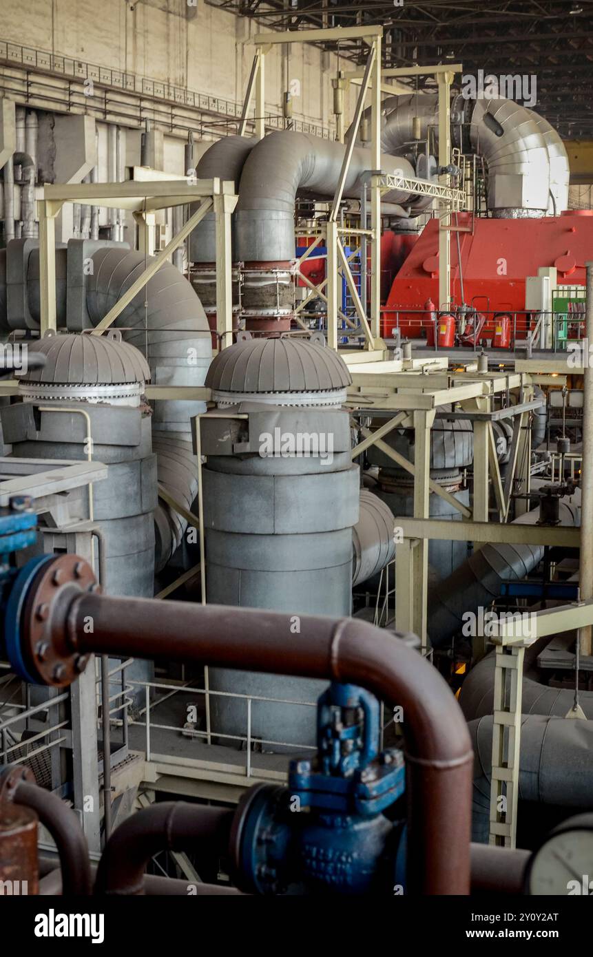 Mintia, Hunedoara, Romania - November 17, 2011 Mintia thermal power ...