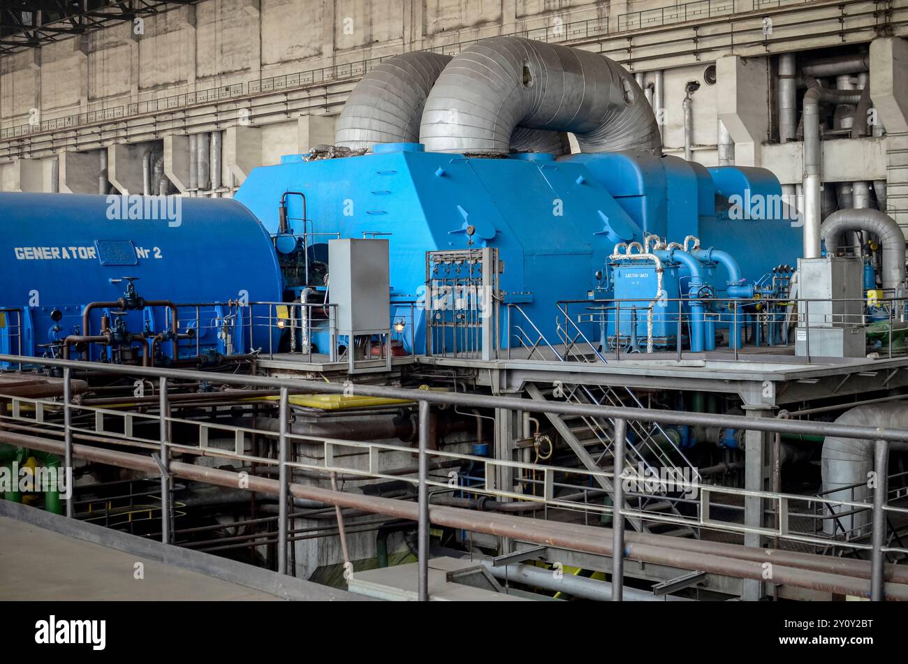 Mintia, Hunedoara, Romania - November 17, 2011 Mintia thermal power ...