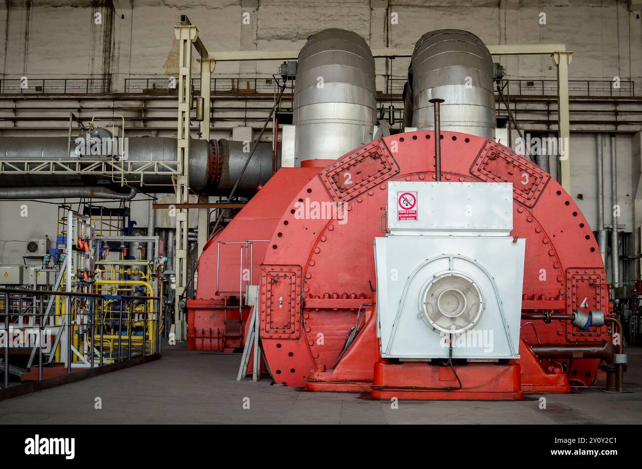 Mintia, Hunedoara, Romania - November 17, 2011 Mintia thermal power ...