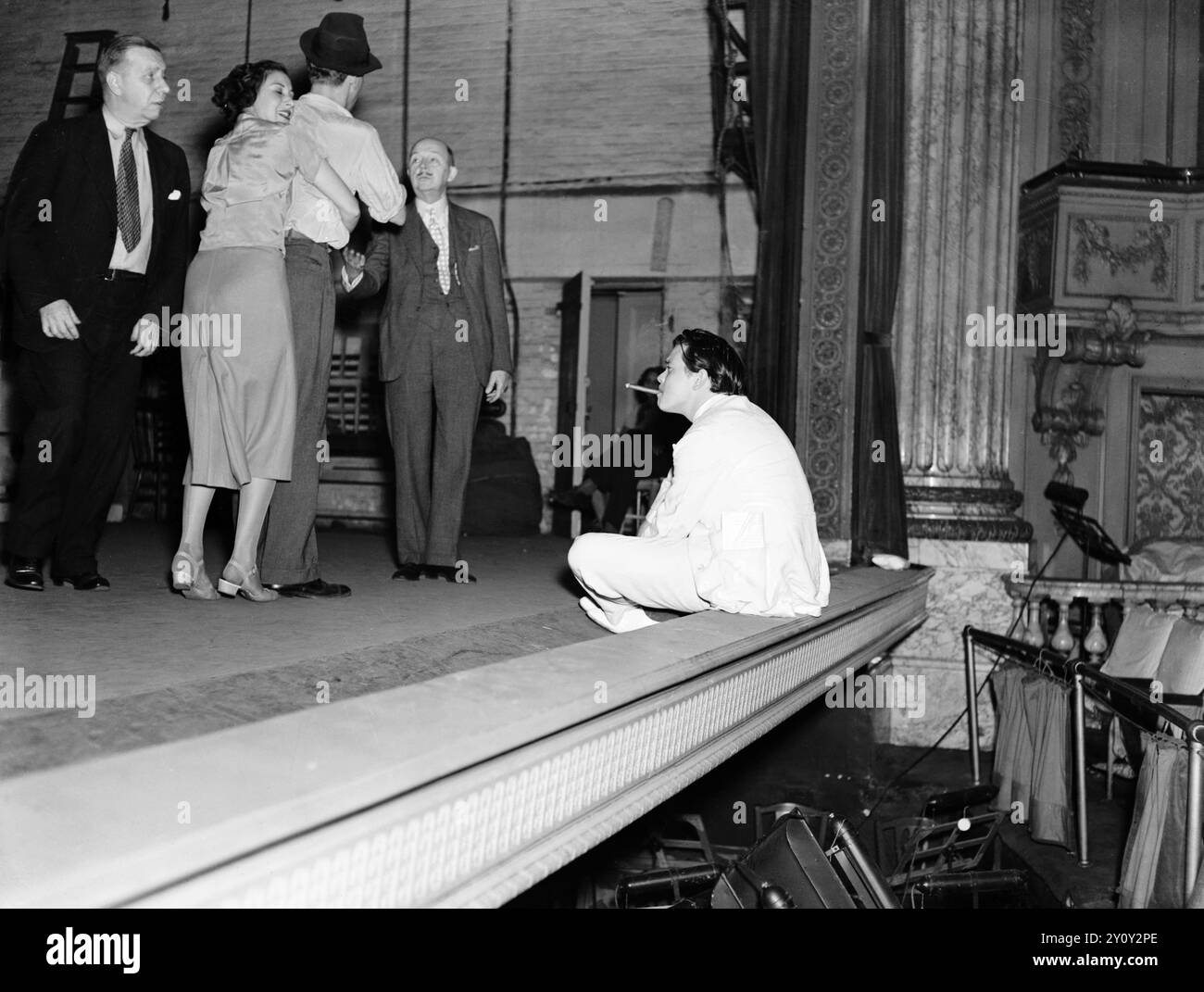 Arlene Francis (Tillie), Joseph Cotten (Freddy) and Harry McKee (Joseph ...