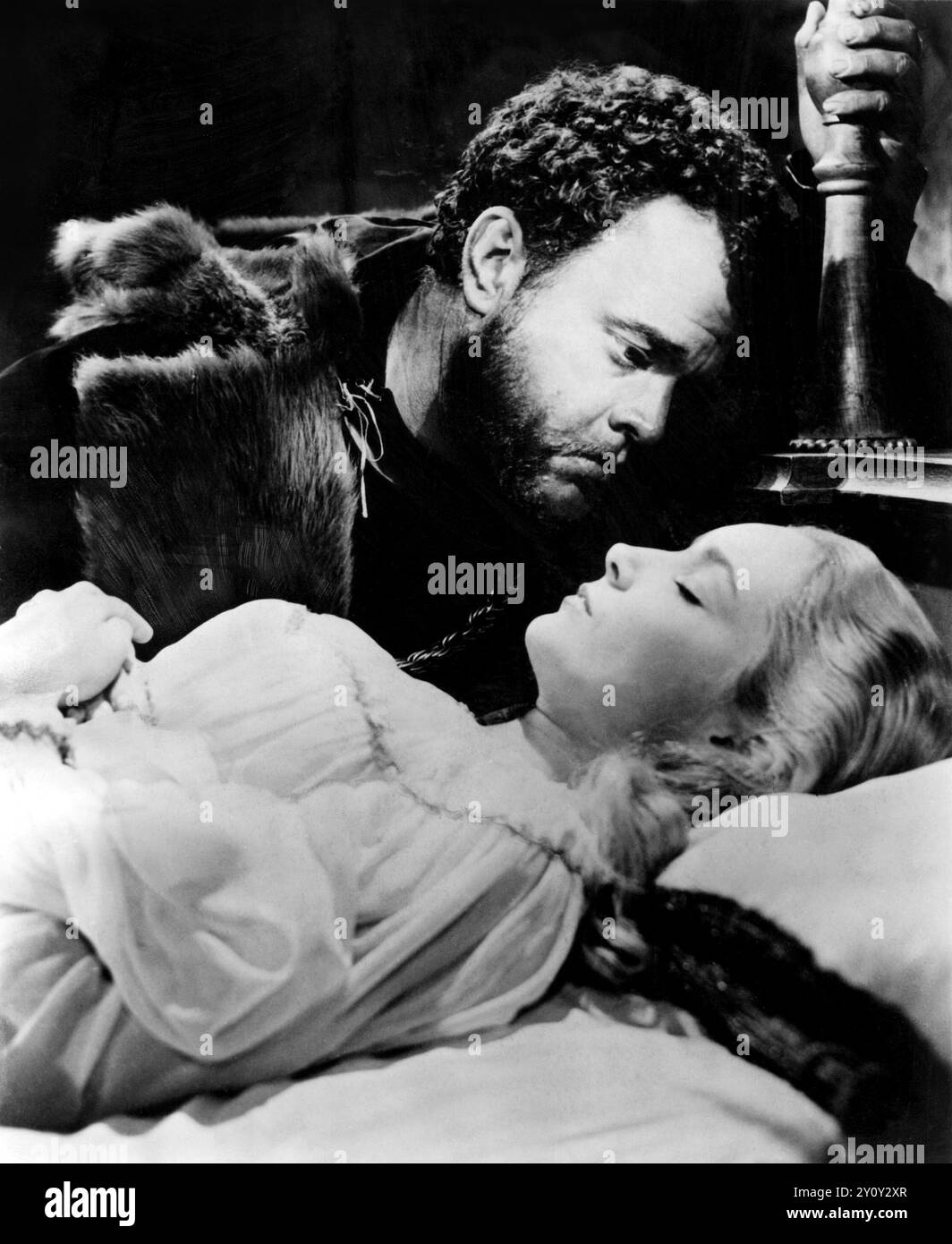 Publicity photo of Orson Welles and Suzanne Cloutier in Othello, 1956 Stock Photo - Alamy