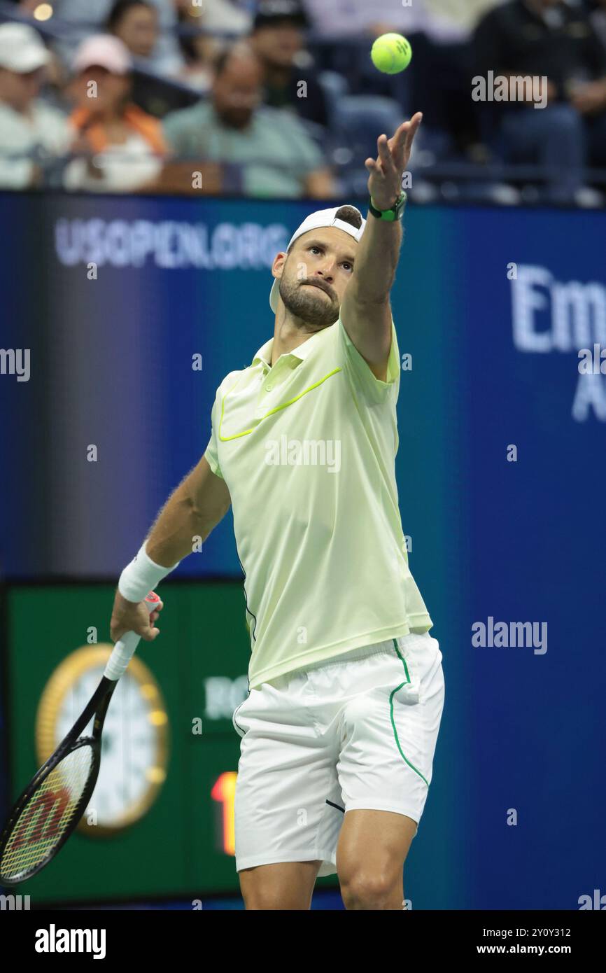 New York, Etats Unis. 04th Sep, 2024. Grigor Dimitrov of Bulgaria ...