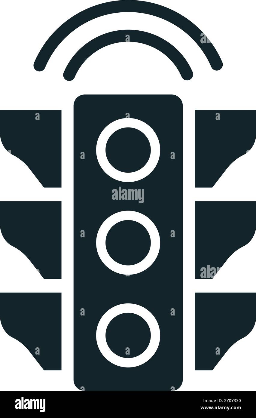 Smart traffic light sending signals for intelligent transportation ...