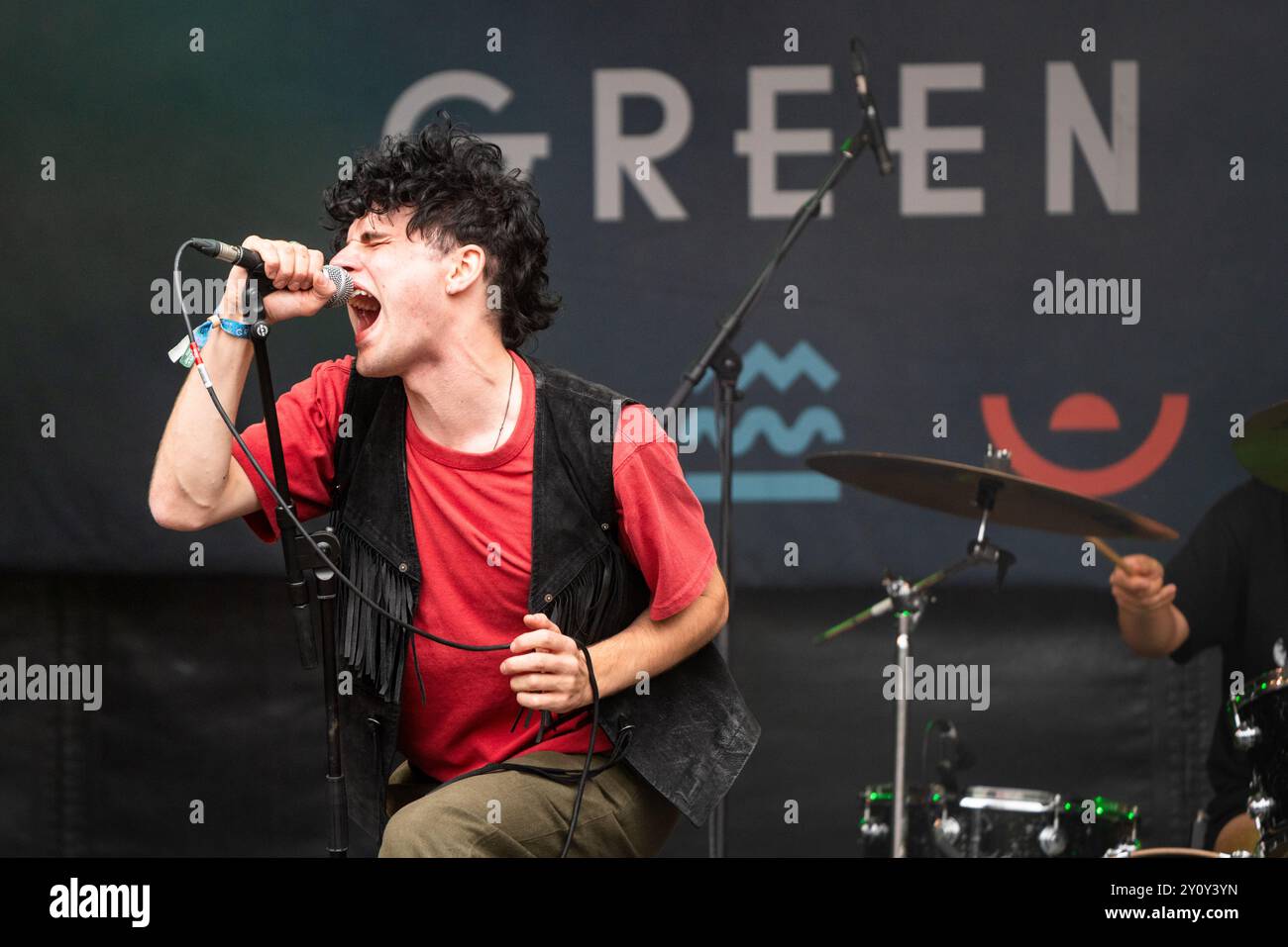 SLATE, CONCERT, 2024: Singer Jack Shephard from the Welsh band Slate ...