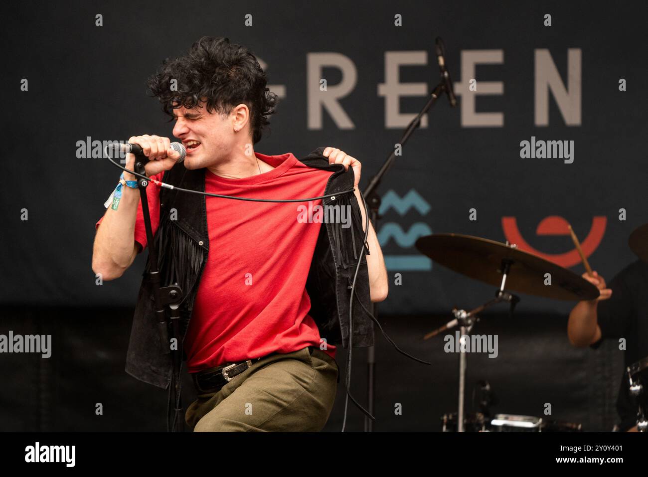 SLATE, CONCERT, 2024: Singer Jack Shephard from the Welsh band Slate ...