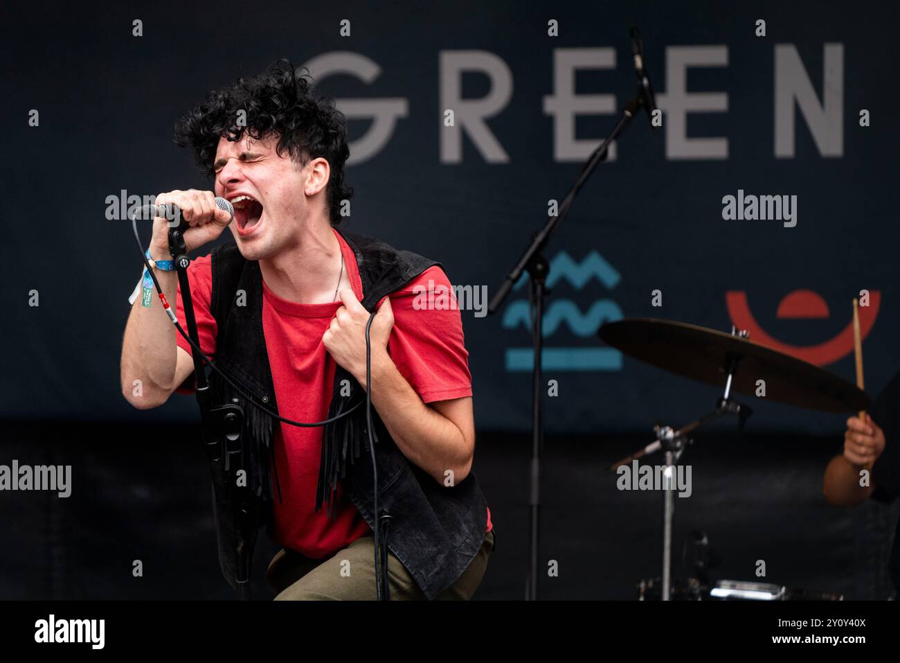 SLATE, CONCERT, 2024: Singer Jack Shephard from the Welsh band Slate ...