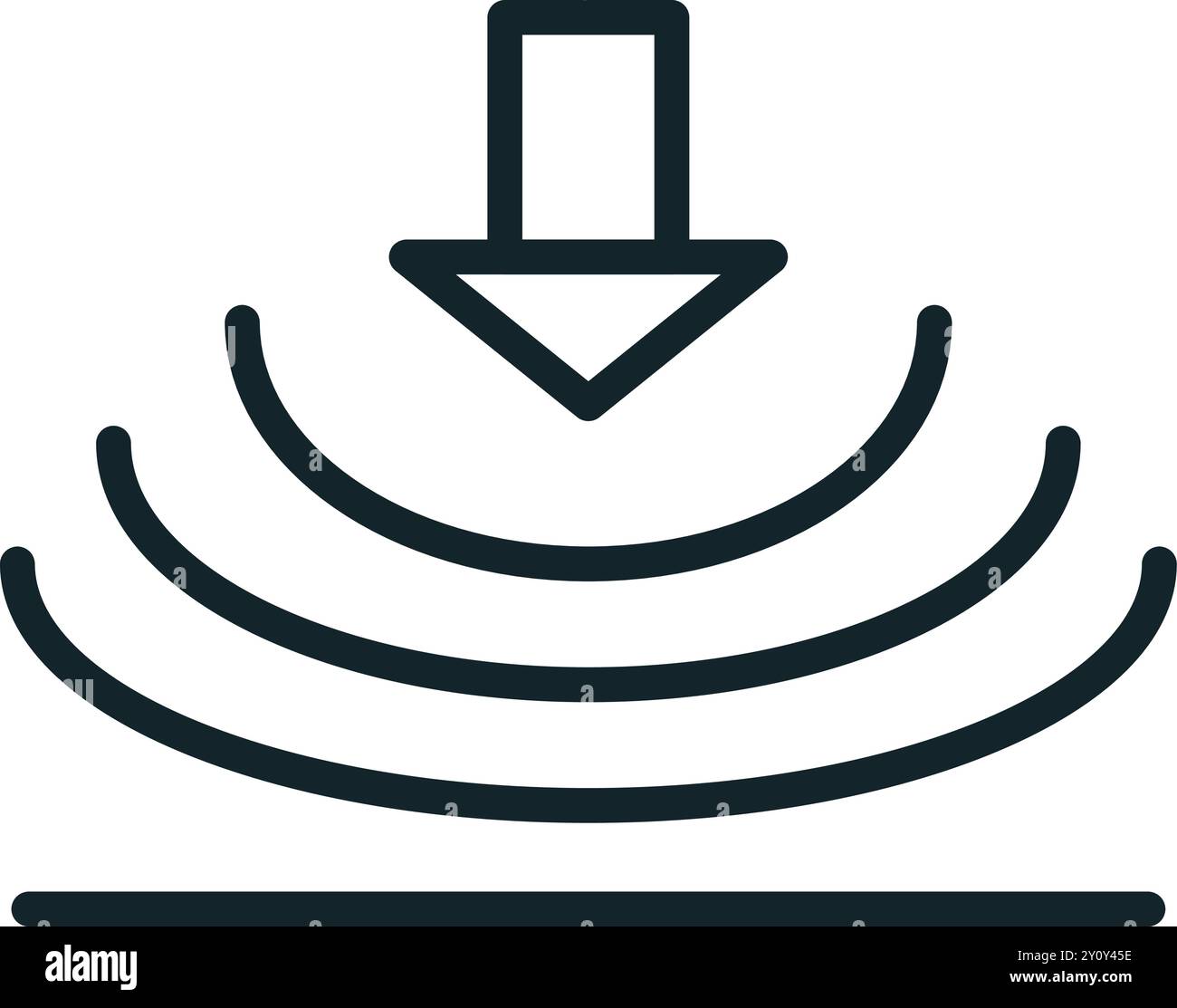 Pointing waves Stock Vector Images - Alamy