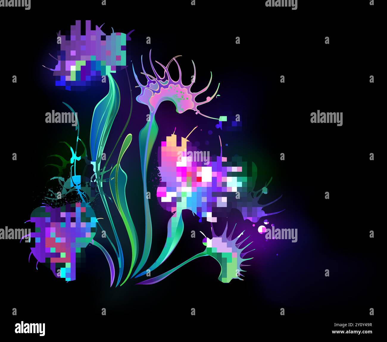 Decorative insect trap Stock Vector Images - Alamy