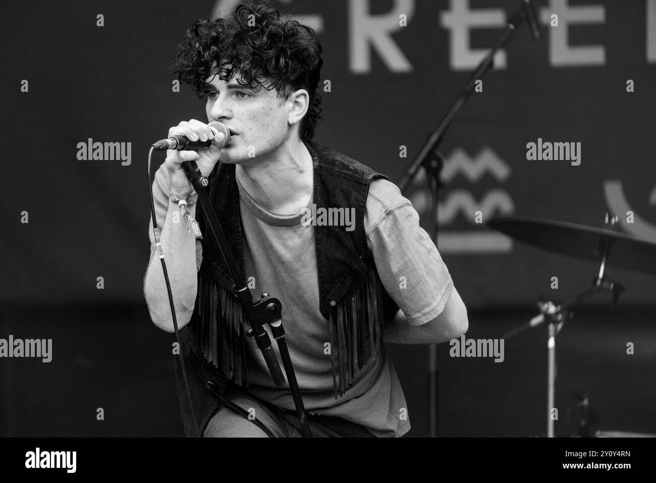 SLATE, CONCERT, 2024: Singer Jack Shephard from the Welsh band Slate ...