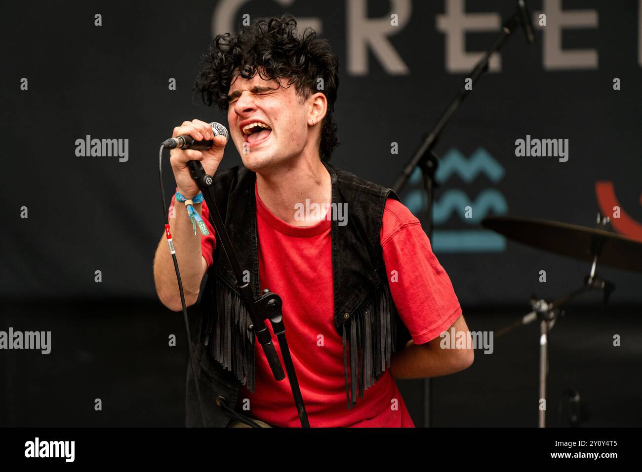 SLATE, CONCERT, 2024: Singer Jack Shephard from the Welsh band Slate ...